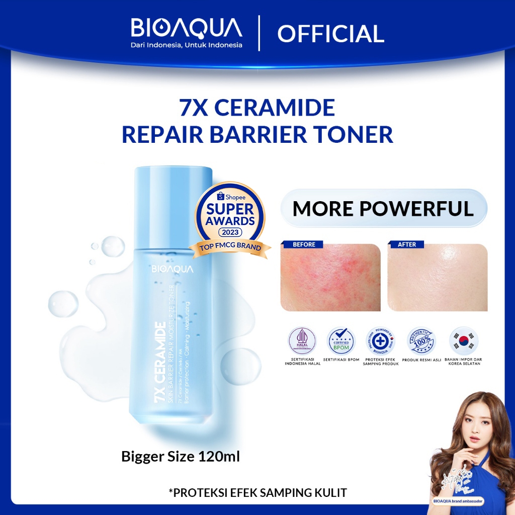 Jual BIOAQUA 7X Ceramide Skin Barrier Repair Moisturizer Toner Wajah ...