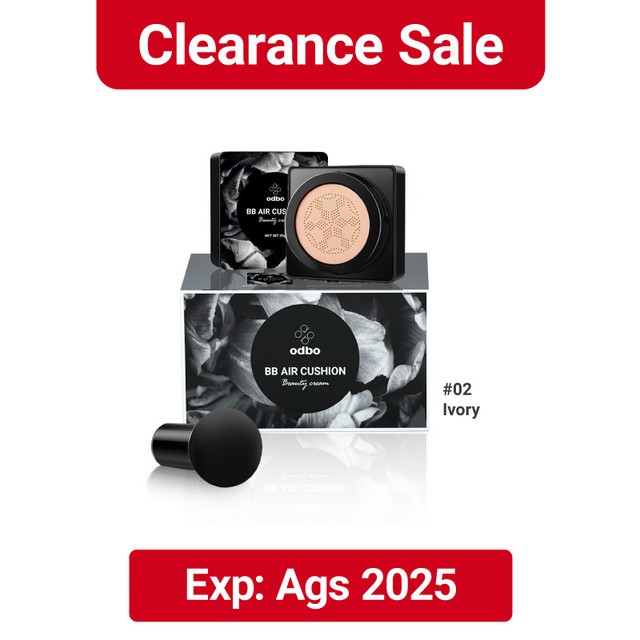 Jual OdbO BB Air Cushion-02-Ivory [EXP 08/2025] | Shopee Indonesia