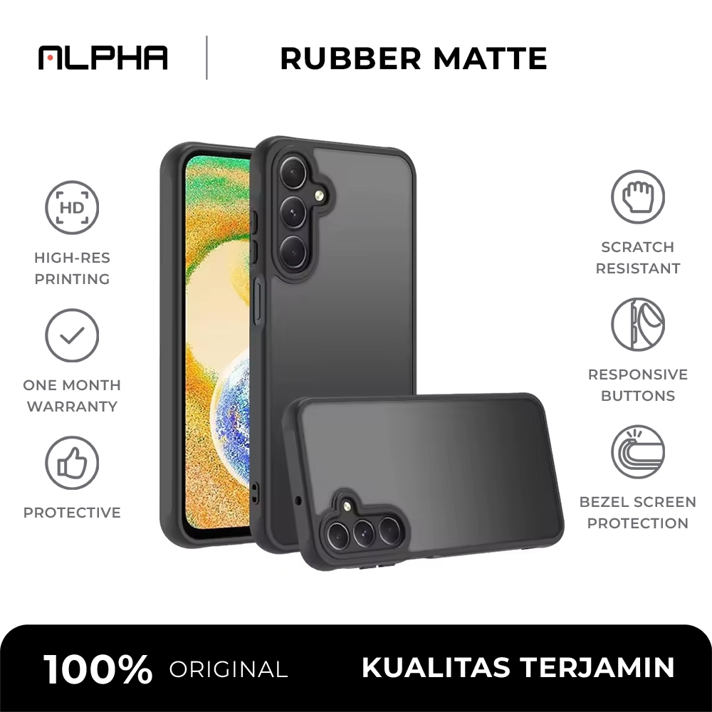 Jual Cassion Alpha Hybrid Case for Samsung A56 A55 A54 A35 A36 A26 S23 FE Rubber Matte Polos ...
