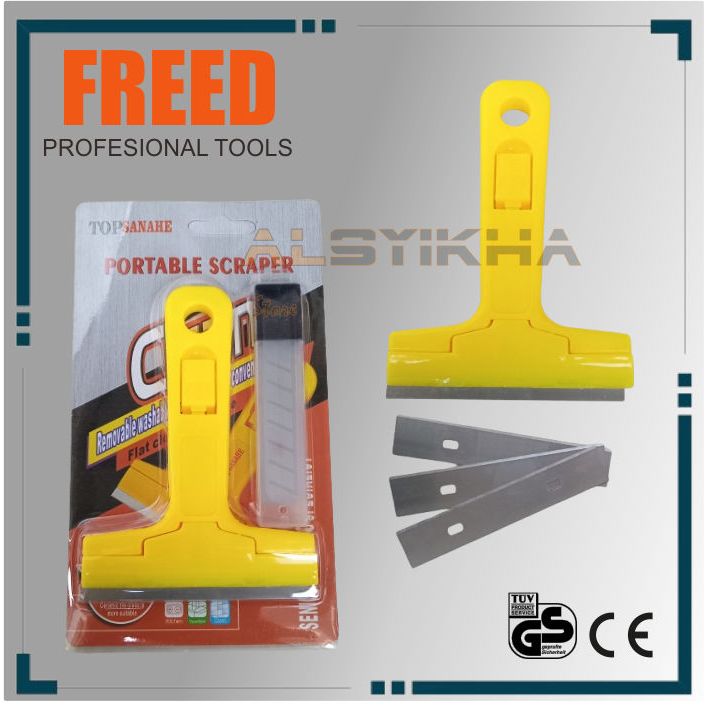 Jual Pisau Pembersih Kaca Ubin Keramik Lantai + Refill portable Scaper ...