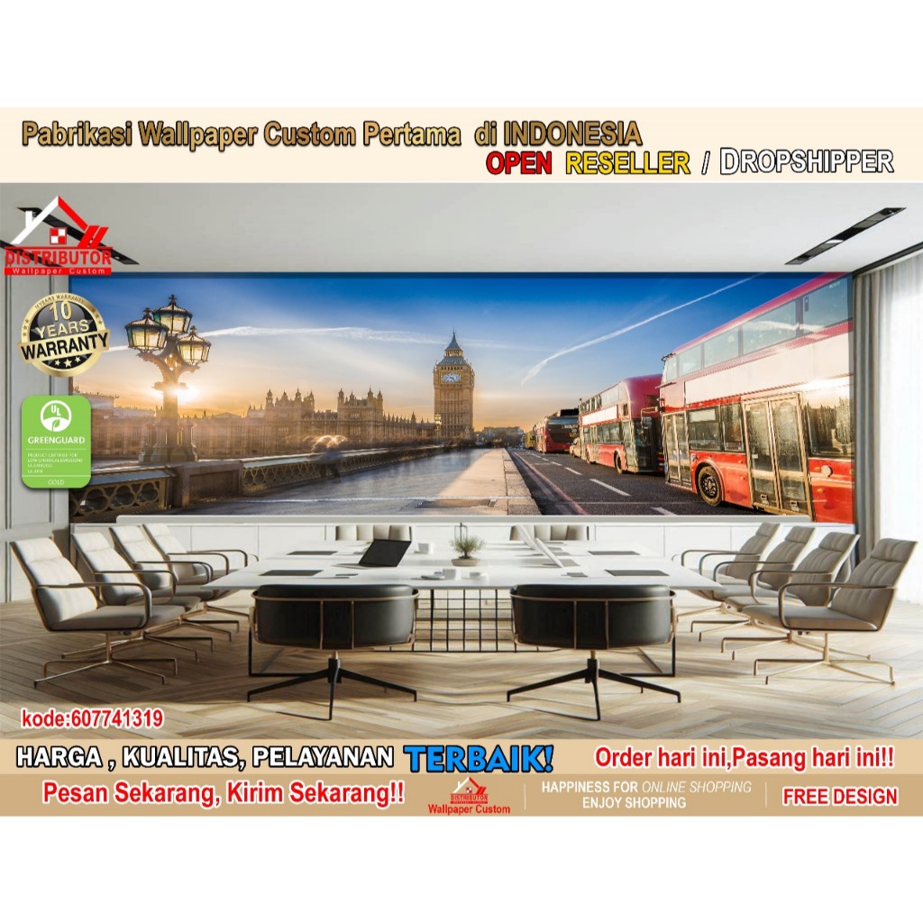 Jual Wallpaper Custom 3D Tema City Light | Pemandangan Kota | Wallpaper ...