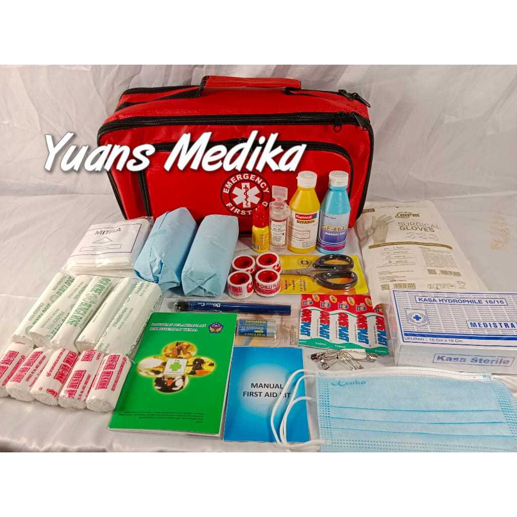 Jual Tas Emergency Selempang + Isi Lengkap/Tas P3K First Aid Kit ...