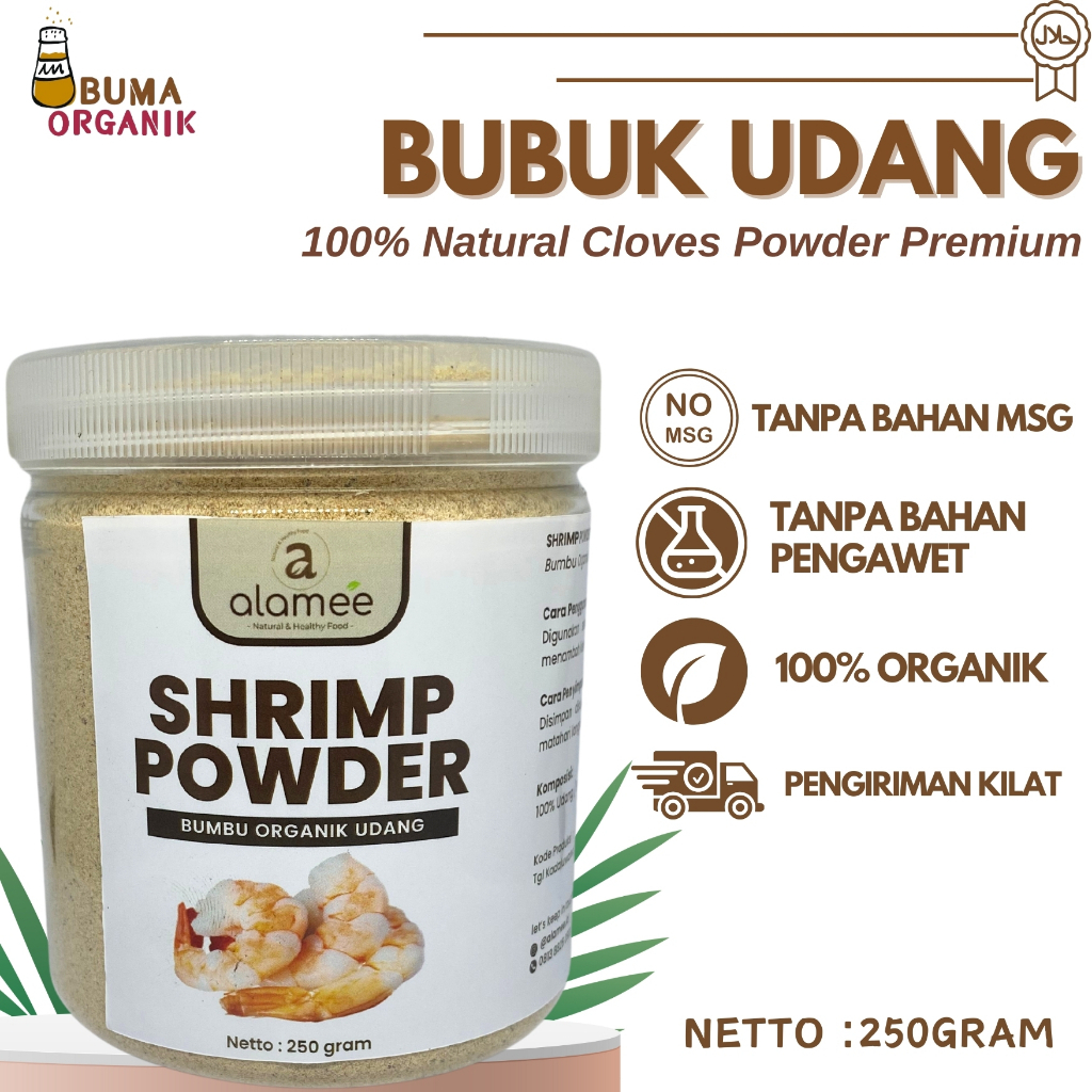 Jual Ebi Bubuk Udang Shrimp Powder Bumbu udang Dapur Organik Masak ...