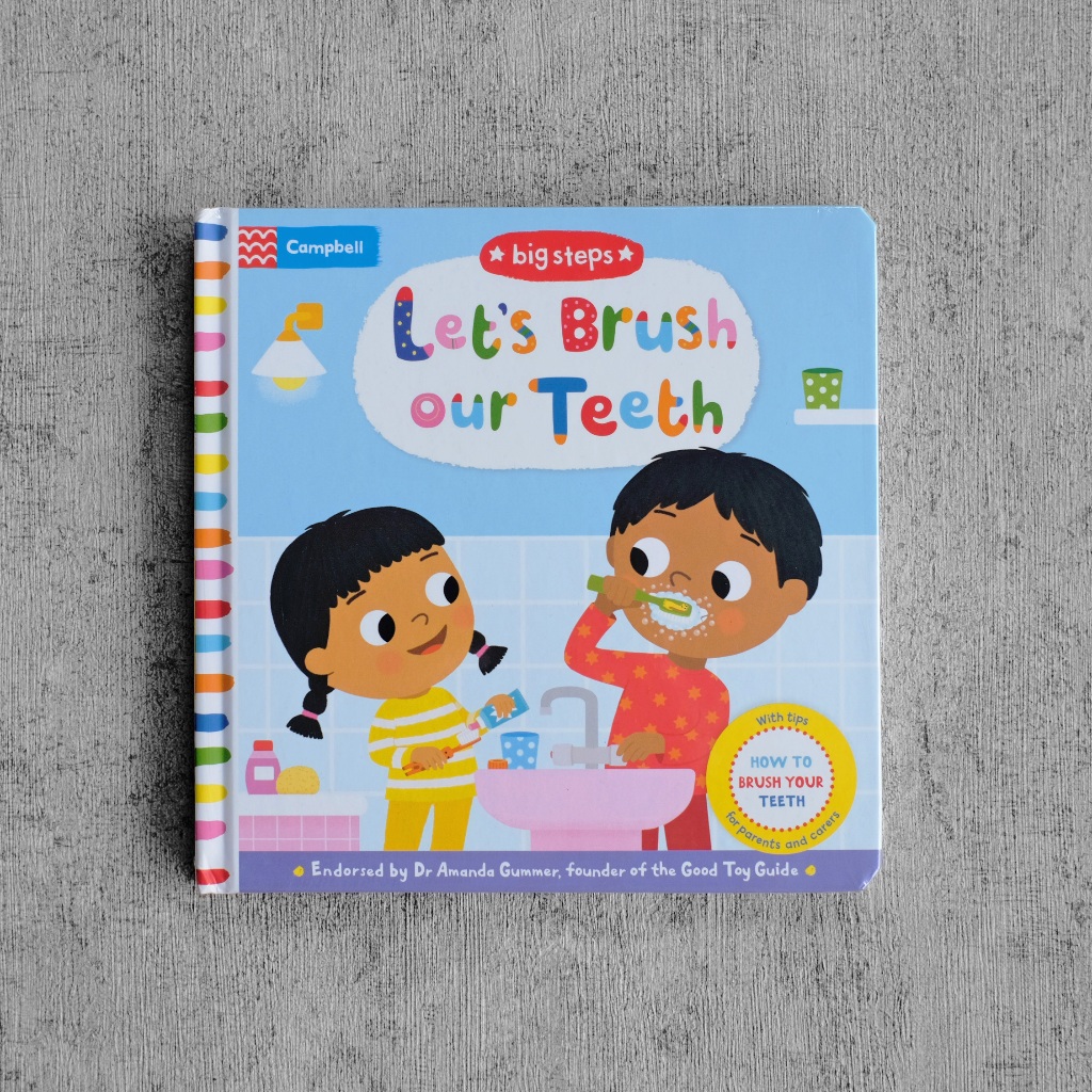 Jual [Campbell] The Big Steps: Let's Brush Our Teeth - English Board ...