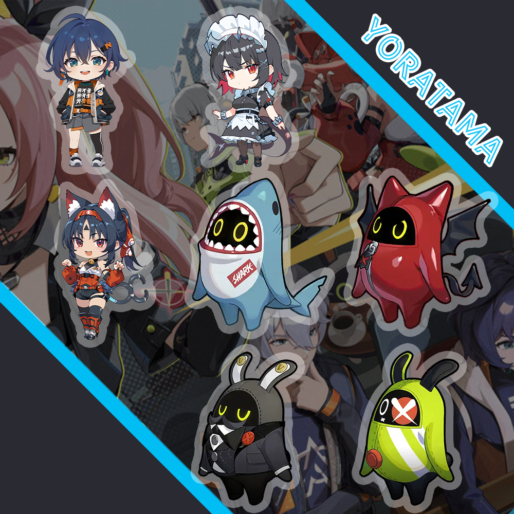 Jual Gantungan Kunci Zenless Zone Zero ZZZ Bangboo, Keychain Anime Lucu ...