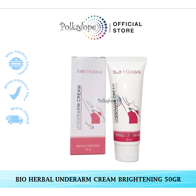 Jual BIO HERBAL UNDERARM CREAM BRIGHTENING 50GR - UNDERARM CREAM BPOM ...