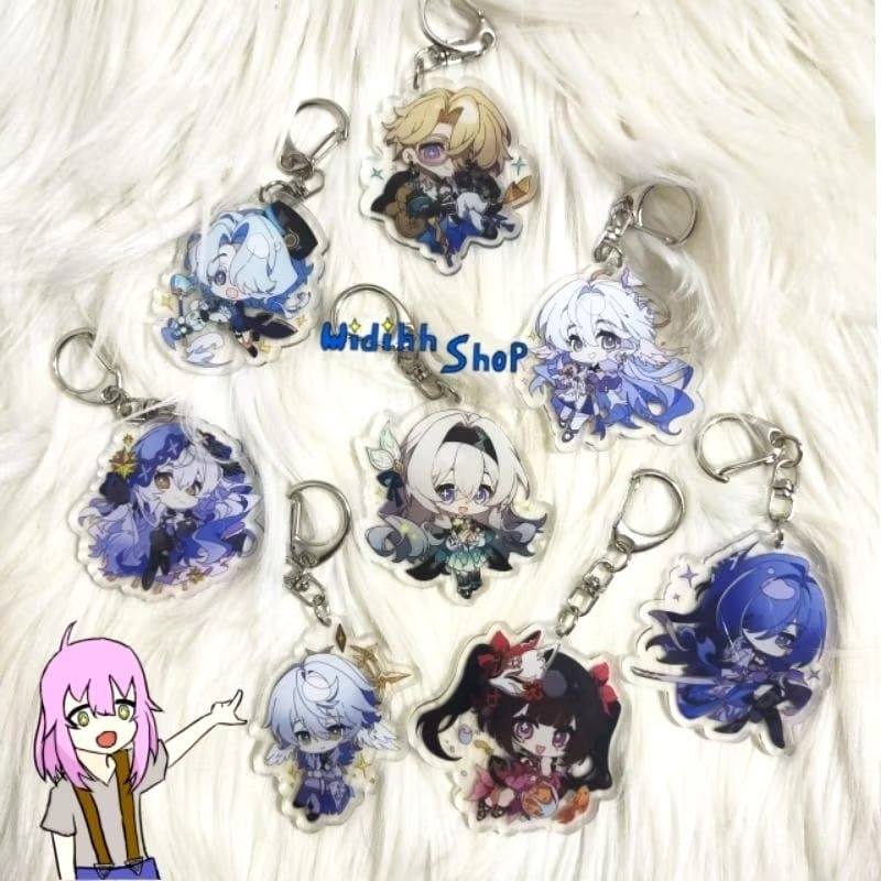 Jual Honkai Star Rail Penacony / HSR Chibi / Honkai Star Rail Keychain ...