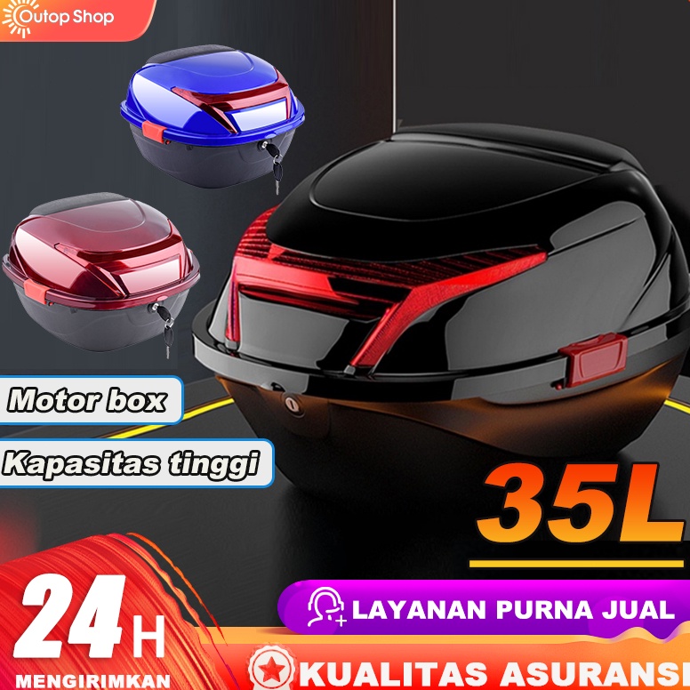 Jual Sangat Nyaman OUTOP35L Box Belakang Motor Box Motor Tail Box ...