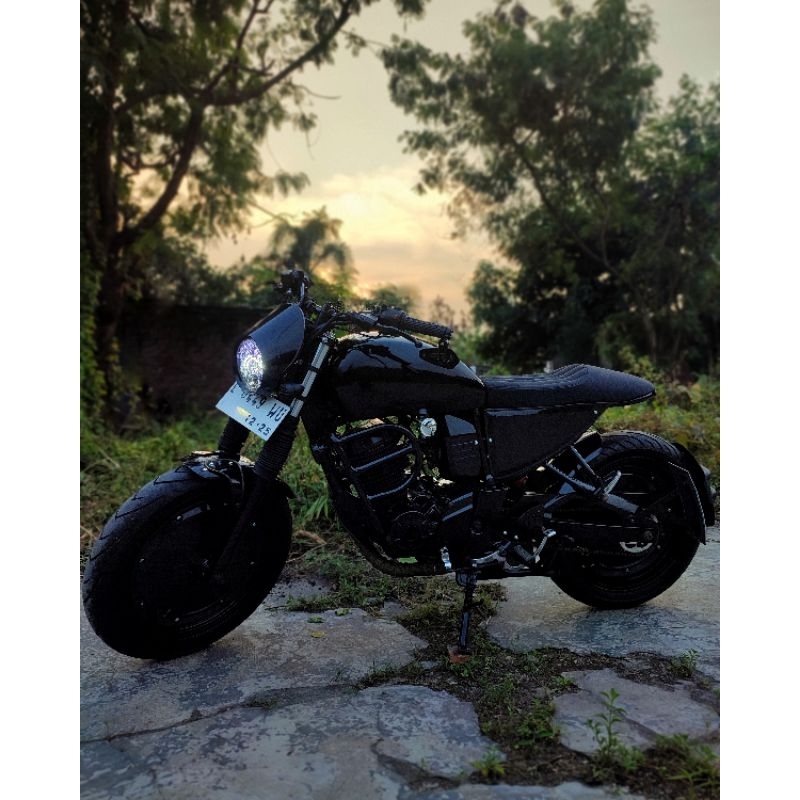 Jual CUSTOM BRATHCAFE CAFERACER BASIC YAMAHA BYSON 2012 | Shopee Indonesia