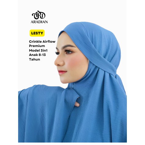 Jual [Butik.Aradian] Mukena LESTY DEWASA Mukenah Crinkle Airflow ...