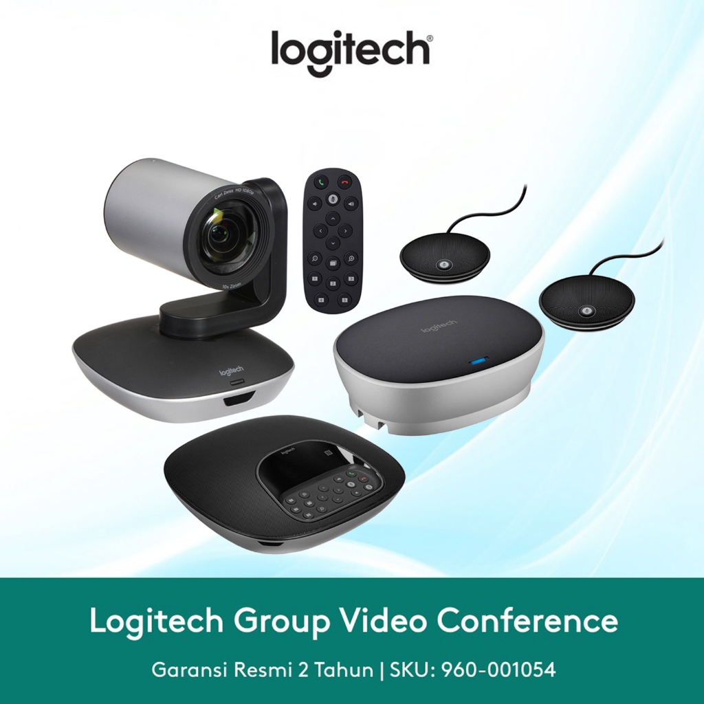 Jual Logitech Group Video Conferencing + Logitech GROUP Expansion Mic ...