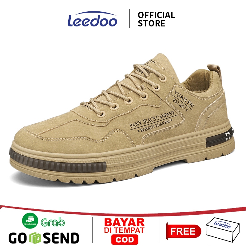 Jual Leedoo Sepatu Pira Casual Kekinian Sneakers Cowok Nyaman Sepatu Pria Formal Casual Lari ...