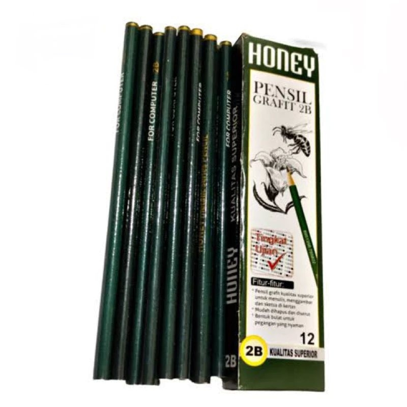 Jual PENSIL KAYU MURAH 1 BOX ISI 12 PCS | Shopee Indonesia