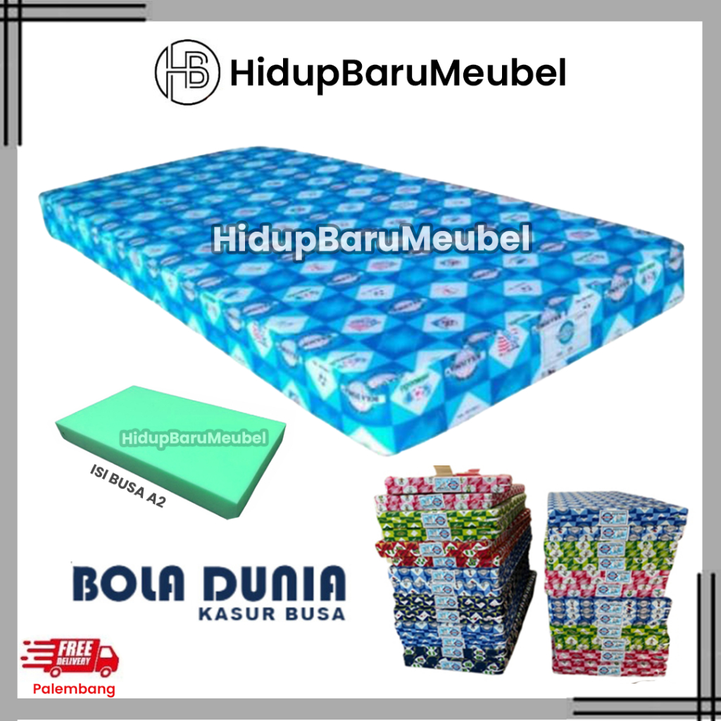 Jual Kasur Busa Bola Dunia / Foam Busa A2 Tebal / Kasur Busa Tebal ...