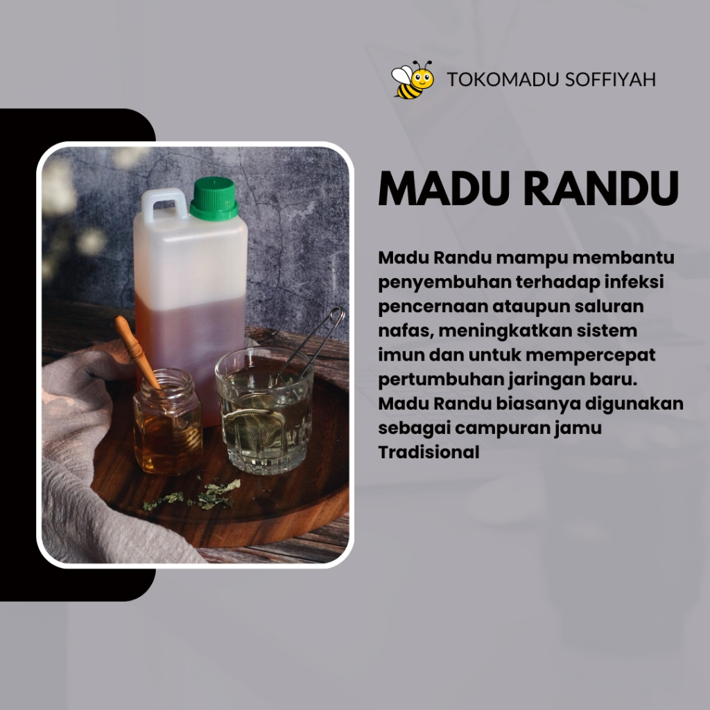 Jual 1kg Madu Randu Asli Mentah 100% Tanpa Pemanasan RAW Honey | Shopee ...