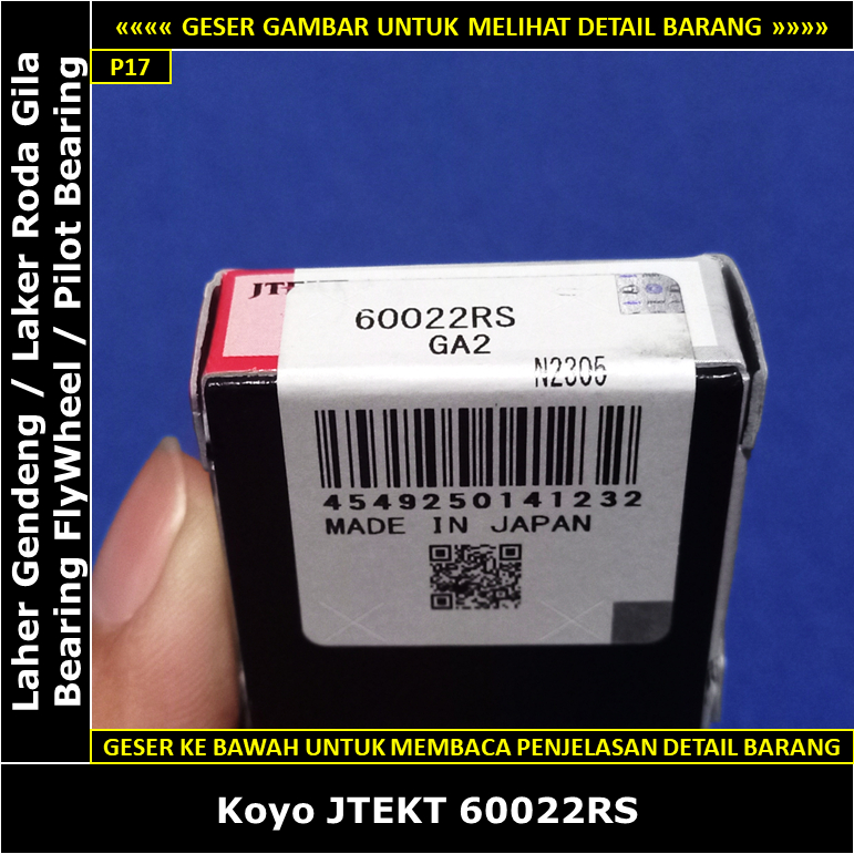 Jual Pilot Bearing Laher Flywheel Suzuki Ignis 1200 cc 2017-2024 Koyo ...