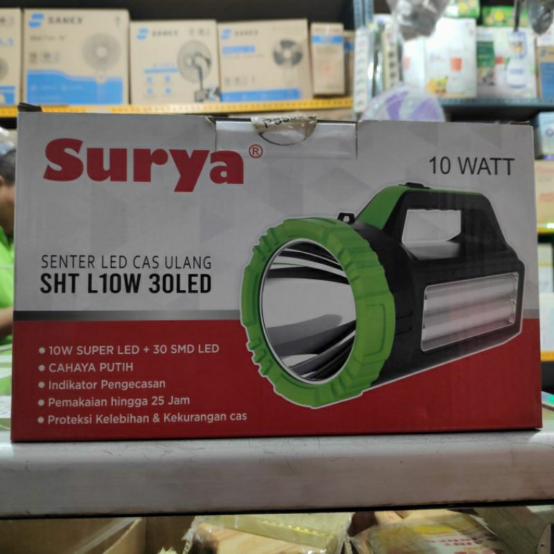 Jual senter tenteng besar 10 watt merk surya | Shopee Indonesia