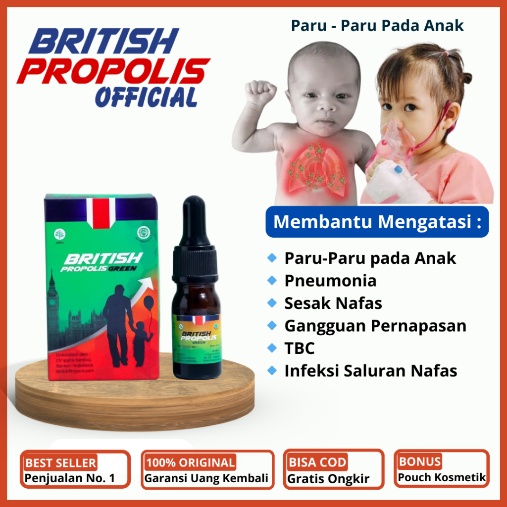Jual British Propolis Kids - Obat Herbal Paru - Paru pada Anak ...