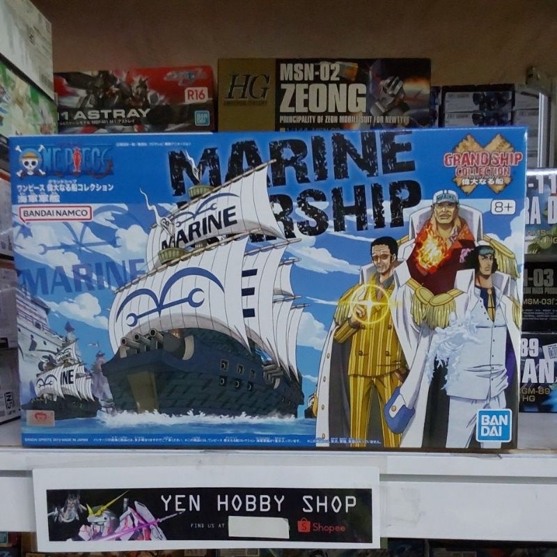 Jual ONE PIECE PLAMO 07 MARINE WARSHIP FIGURE 81585 | 55619 [ORIGINAL ...