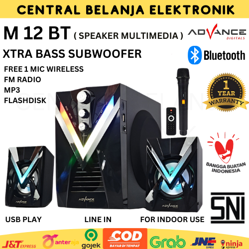 Jual SPEAKER STEREO MULTIMEDIA 12 & 15 INCH BONUS 1 MIC WIRELESS ...