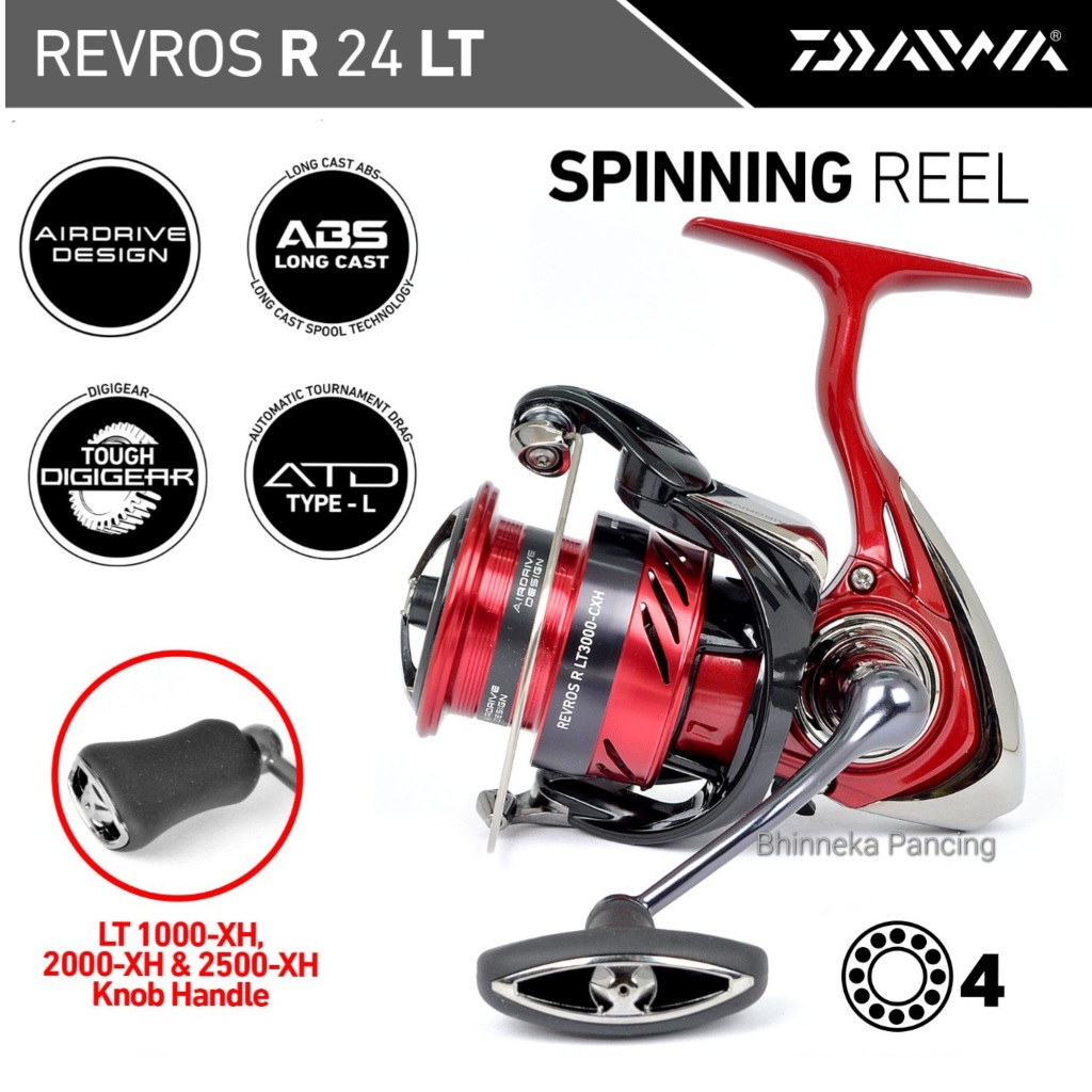 Jual Reel Daiwa REVROS R LT 2024 | AIR DRIVE Design | Spinning | Alat Pancing Unggulan | Shopee ...
