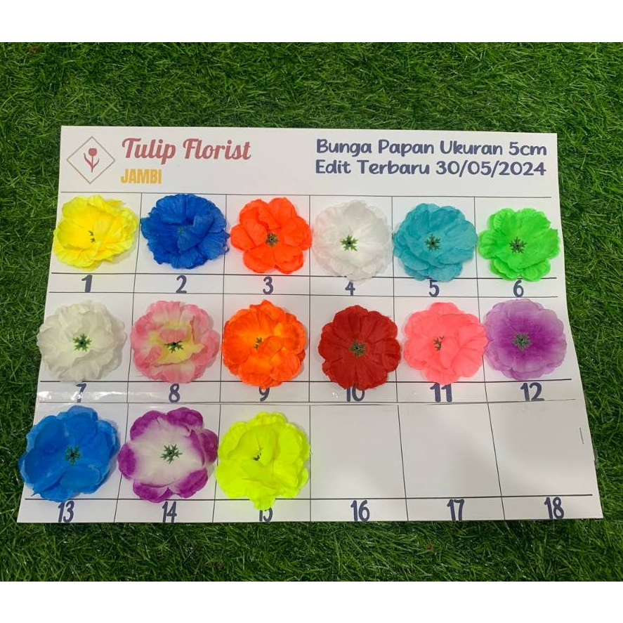 Jual Bunga Suyok 5cm 4 lapis isi 100 Papan Dekorasi | Shopee Indonesia