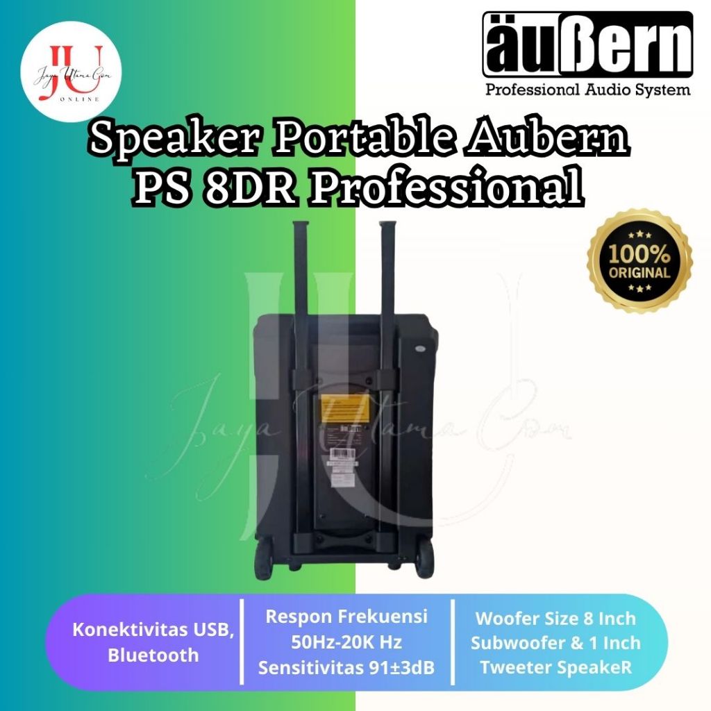 Jual Speaker Portable Aubern PS 8DR Professional | Shopee Indonesia