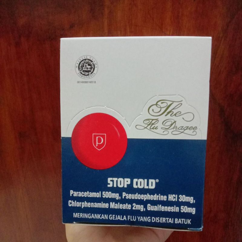 Jual Stop cold 1 box isi 15 lembar, meringankan gejala flu yg disertai ...
