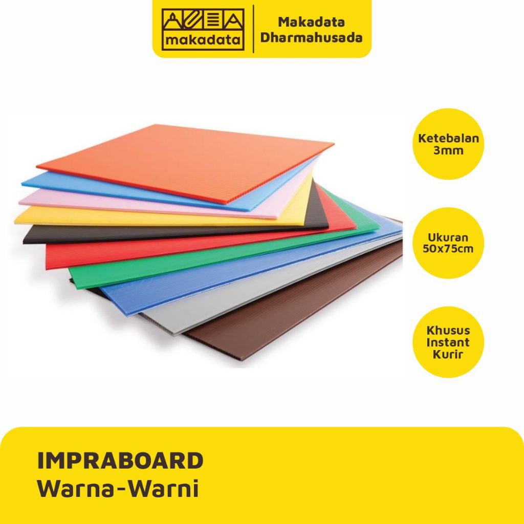 Jual IMPRABOARD | INFRABOARD 3MM UKURAN 50X75CM ( 1PCS ) | Shopee Indonesia