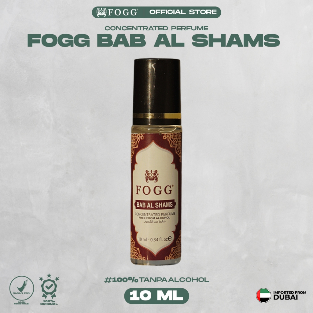 Jual Fogg Attar Concentrated Perfume Non Alkohol Bab Al Shams 10ml ...