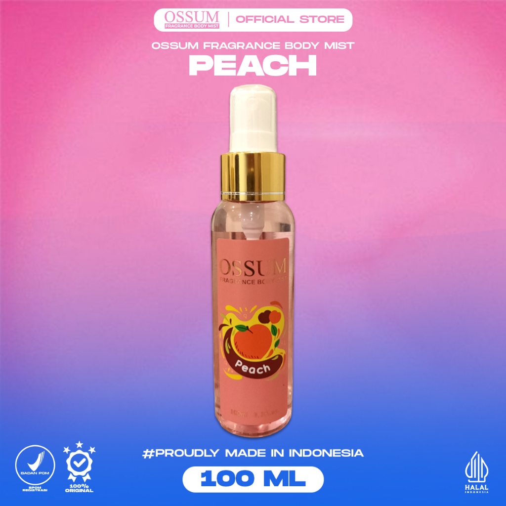 Jual Ossum Perfume Body Mist Peach 100ml Untuk Wanita | Shopee Indonesia