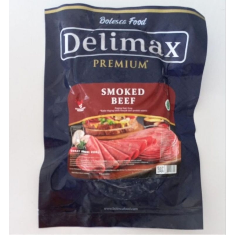 Jual Delimax smoked beef 200gr / daging sapi asap | Shopee Indonesia