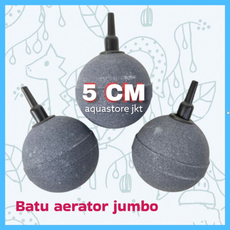 Jual BATU AERATOR BULAT BESAR JUMBO 5CM BATU GELEMBUNG UDARA AQUARIUM ...
