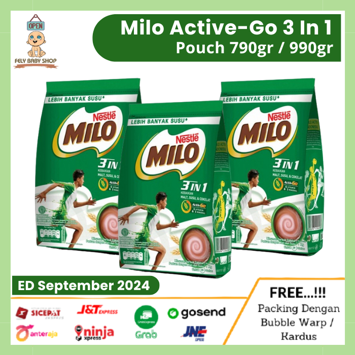Jual Milo 3 In 1 Pouch Coklat 790gr | Shopee Indonesia