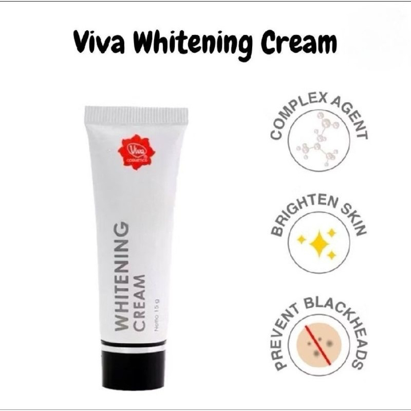 Jual VIVA WHITENING CREAM 15GR & 40GR | Shopee Indonesia