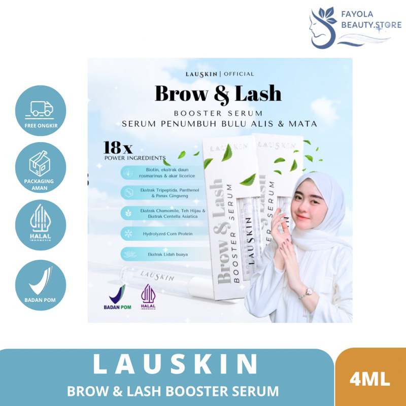 Jual Serum Bulu Mata Dan Alis Lauskin Beauty Eyelash And Brow Booster ...