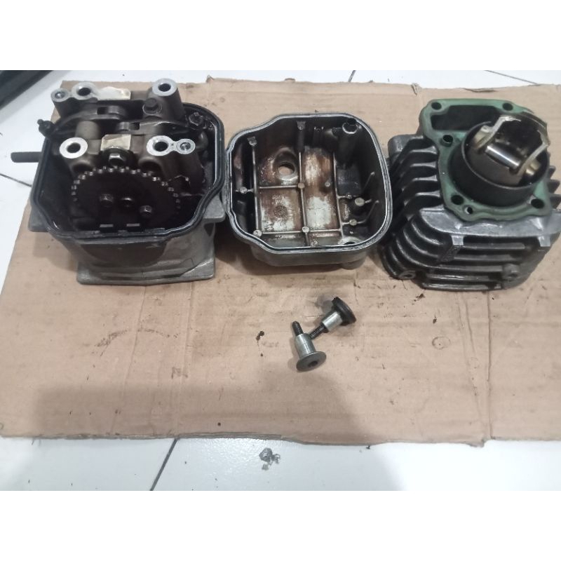 Jual boring head blok seher block cylinder kop Honda Revo absolute ...