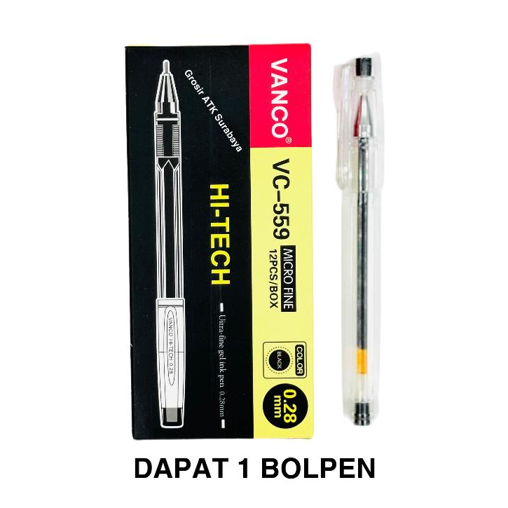 Jual ( DAPAT 1 PCS ) Bolpen Pulpen Bolpoin Hi-Tech / Hitech / Hi-Tec ...