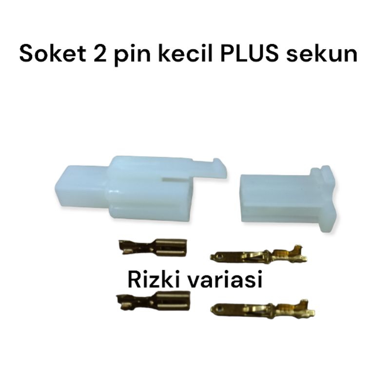 Jual soket 2 pin plus sekun kecil | Shopee Indonesia