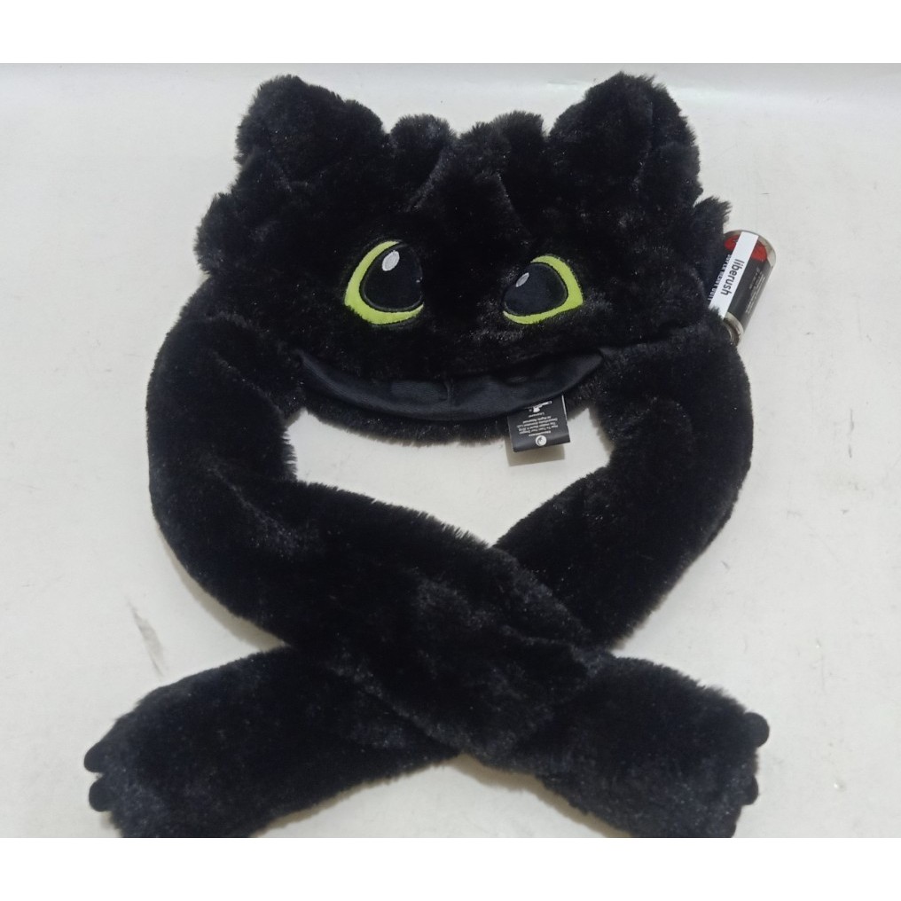Jual Dreamworks how to train your dragon toothless bunny hat headband ...