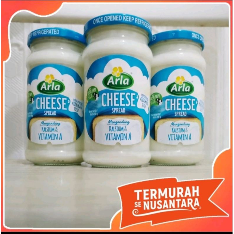 Jual selai arla cream cheese spread 240gram jumbo | Shopee Indonesia