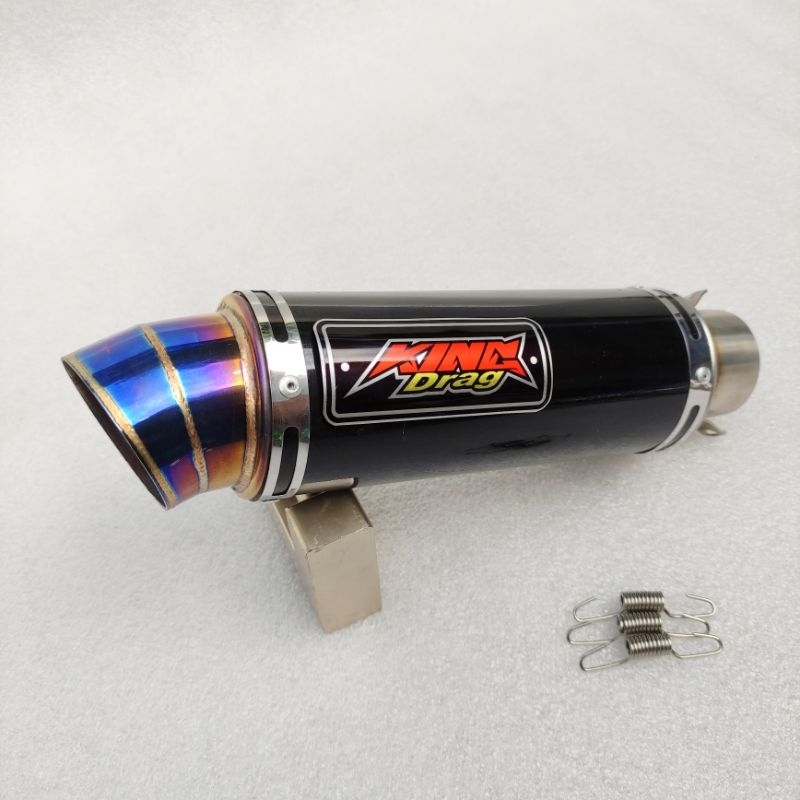 Jual Universal 51mm Open Pipe King Drag exhaust competition tube type ...