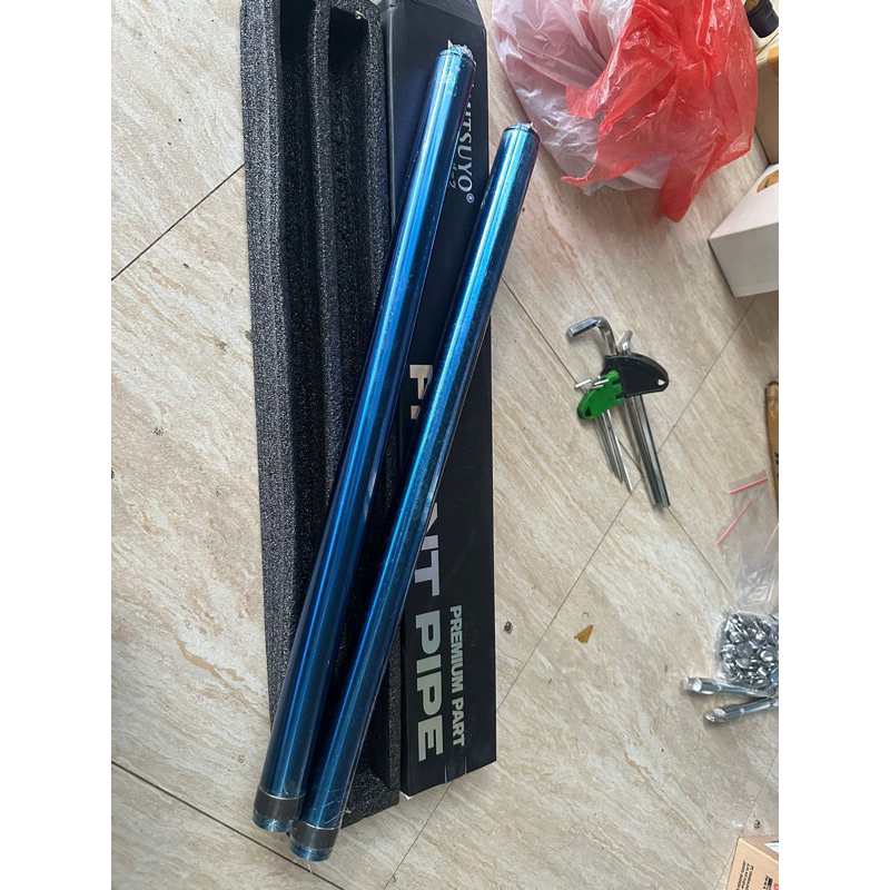 Jual AS Bottom warna blue merk mitsuyo 33mm buat ninja R/SS/RR | Shopee ...
