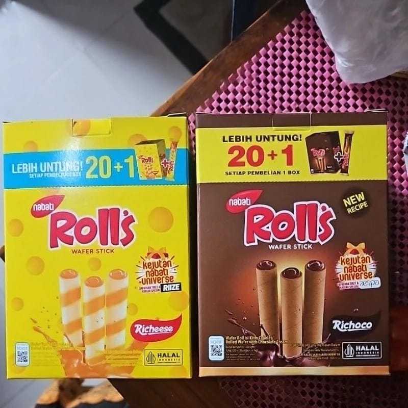 Jual SS - 1 Pack isi 20 Pcs Snack Nabati Rolls / Rolls | Shopee Indonesia