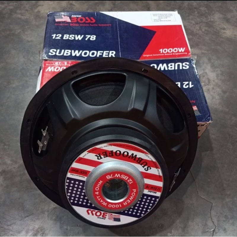 Jual subwoofer american boss 12 inch | Shopee Indonesia