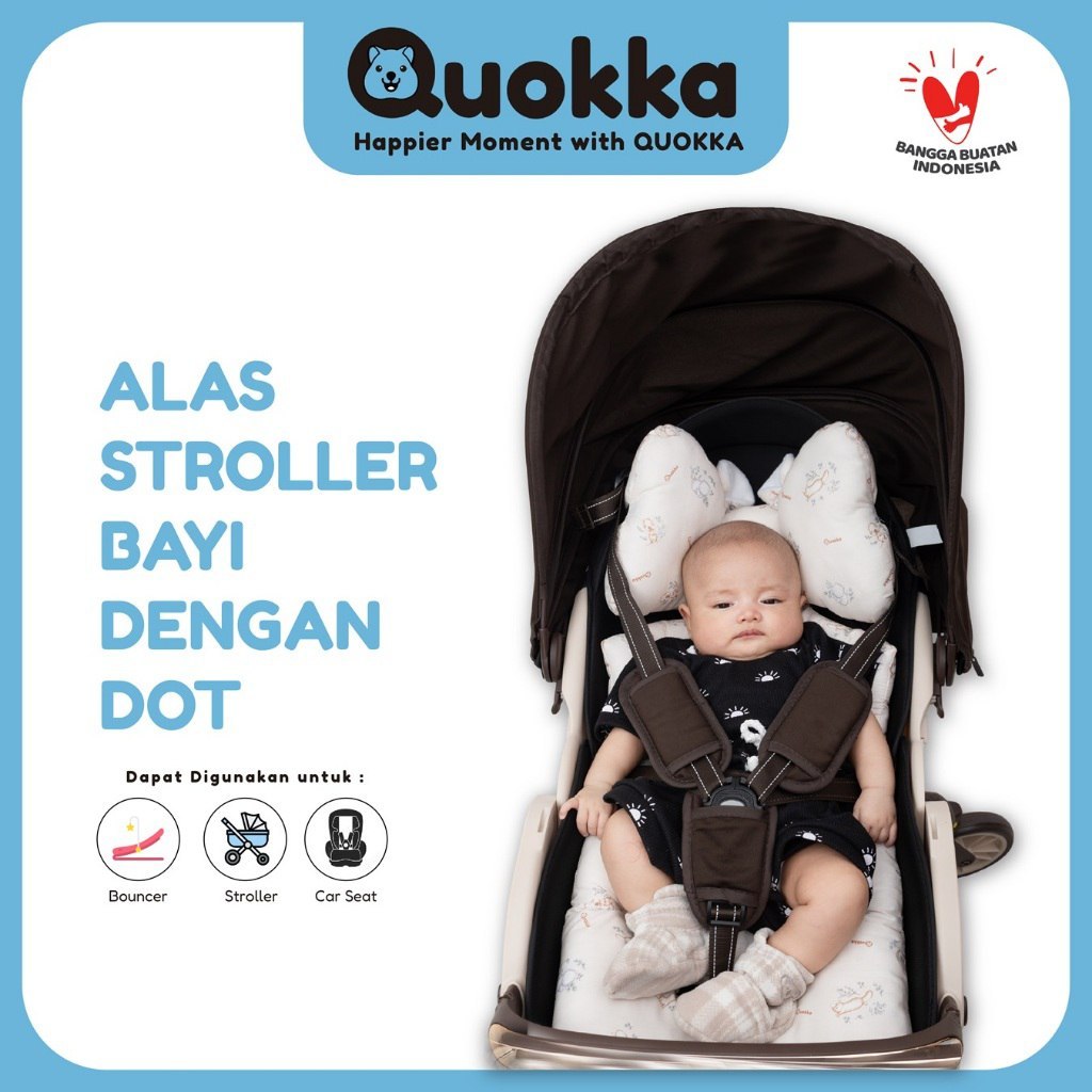 Jual Alas Stroler Set Quokka Baby Stroller Pad / Alas Duduk Stroller ...