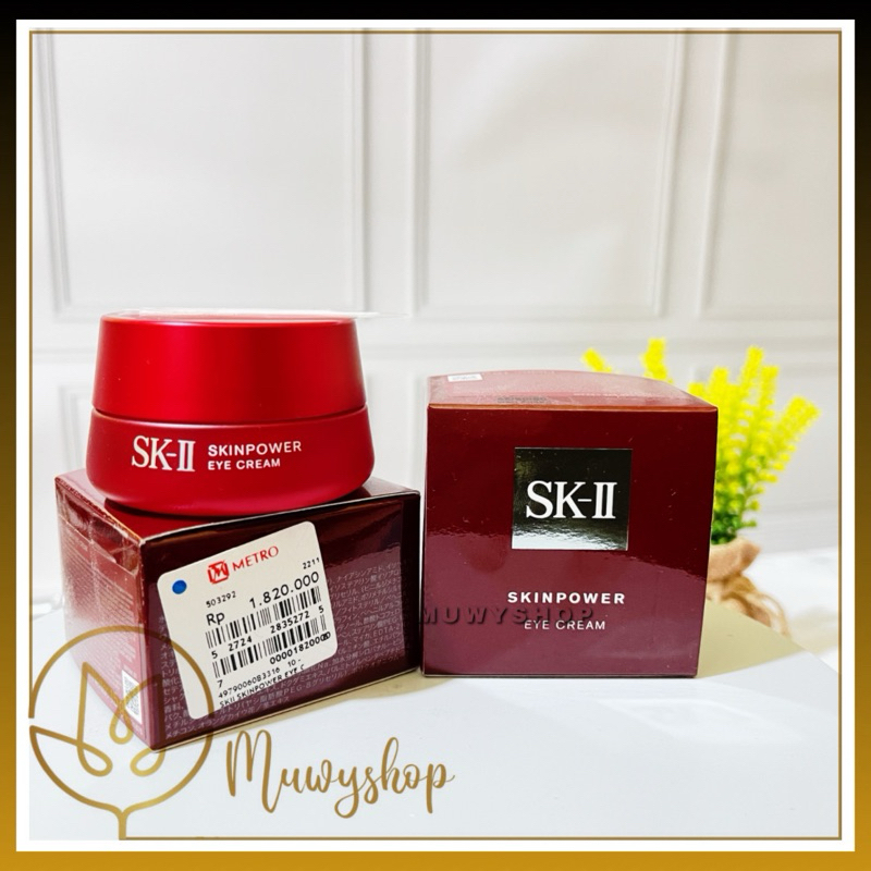 Jual SK2 SKII SK II Skinpower Skin Power EYE Cream 15gr | Shopee Indonesia