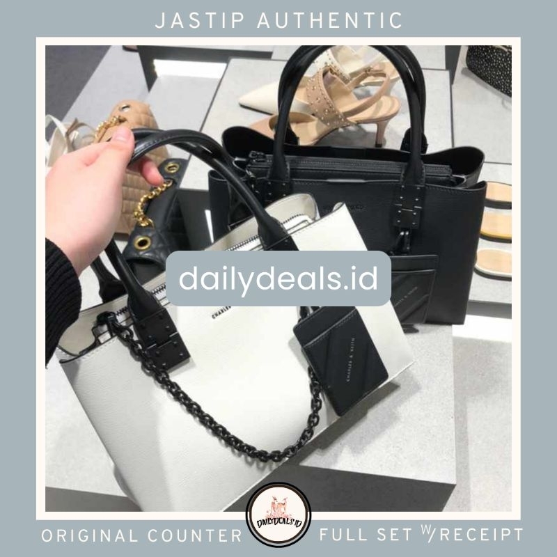 Jual [RESTOCK] #2-50671160 DOUBLE TOP HANDLE BAG - Jast[p] CK ORIGINAL ...