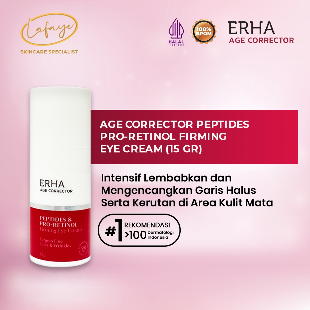 Jual ERHA Age Corrector Firming Eye Cream - Krim Mata Peptides & Pro ...