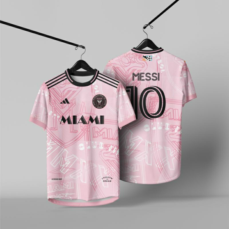 Jual jersey inter miami fullprinting bisa requet nama dan nomor ...